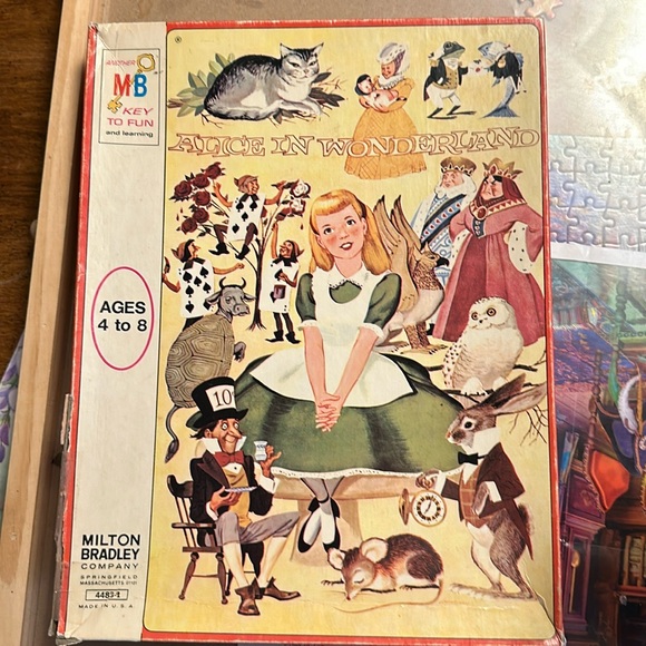 Milton Bradley | Toys | 973 Vintage Milton Bradley Storybook Puzzle ...